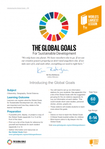 Introducing the Global Goals (Lesson plan: 60-mins ver.)-Product - 教育資源 ...
