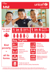 SDG Goal 1: No Poverty-Product - 教育資源網 | 聯合國兒童基金香港委員會 UNICEF HK ...